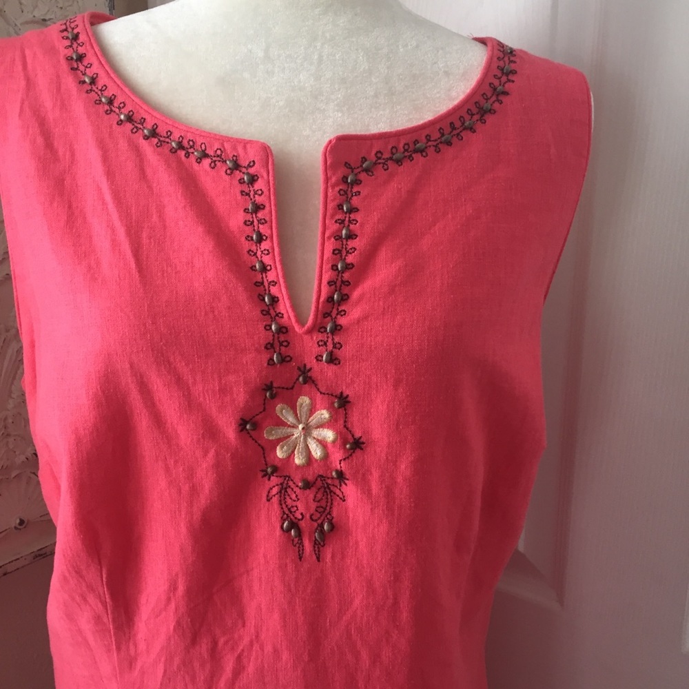 Sag Harbor Linen Dress - Gem